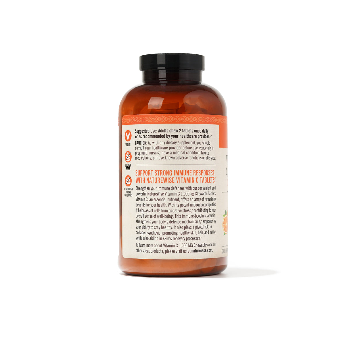 Chewable Vitamin C - 1000 mg | NATUREWISE – NatureWise