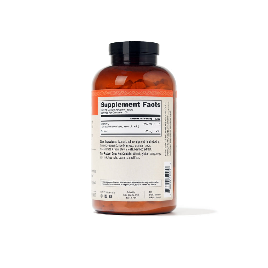 Chewable Vitamin C - 1000 mg | NATUREWISE – NatureWise