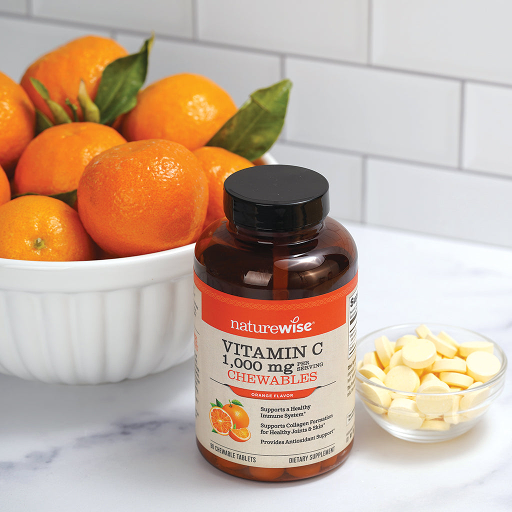 Chewable Vitamin C - 1000 mg | NATUREWISE – NatureWise